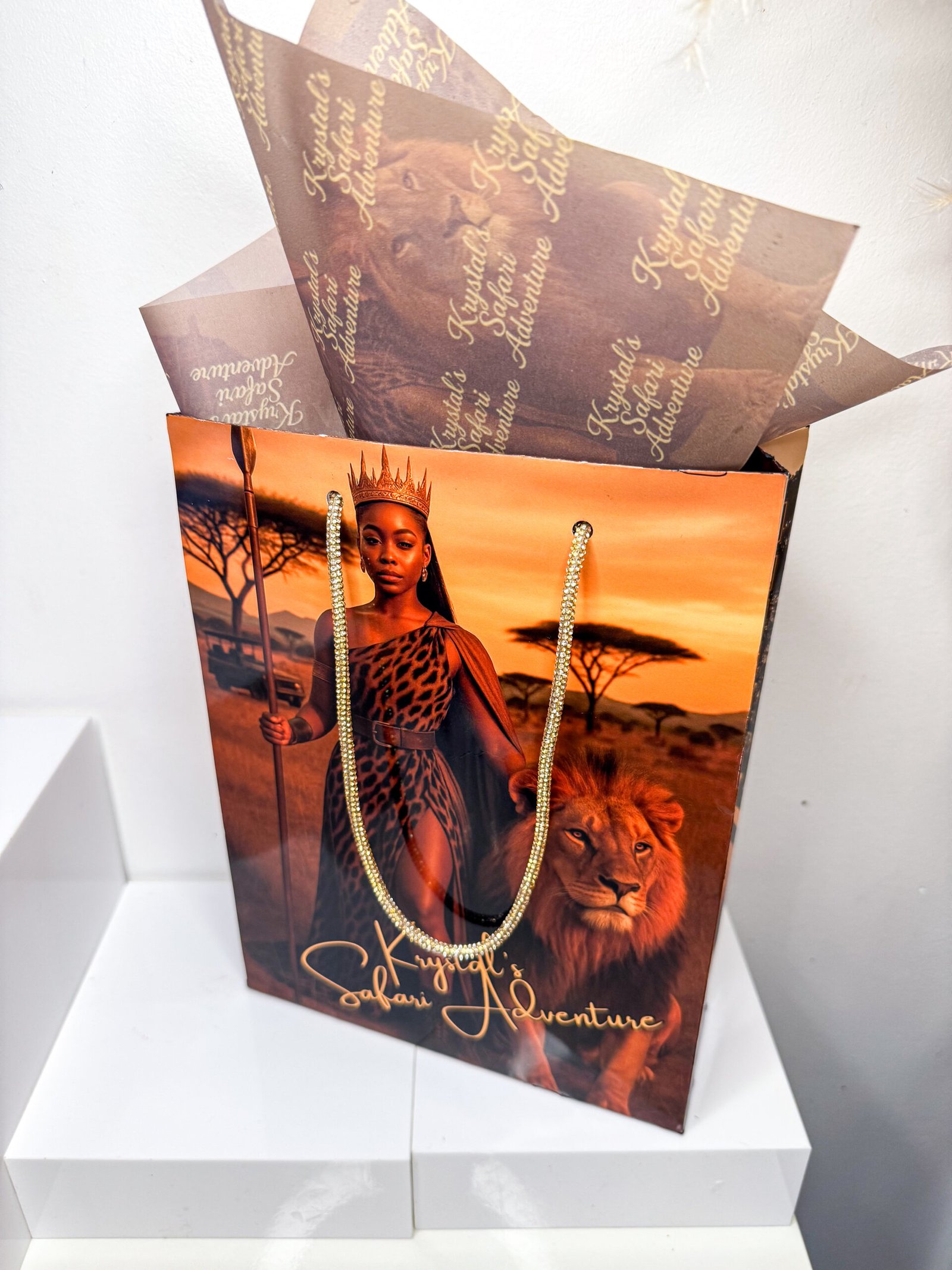 Custom Gift Bag – Personalized Luxury Favor Bag - Glitz Elite Kustom Studio